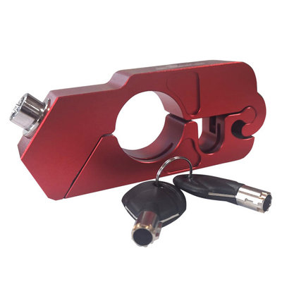 Car Motorcycle CNC Aluminum Alloy Anti Theft Handlebar Brake Lever Grip Throttle Caps Lock Security For Scooters ATV