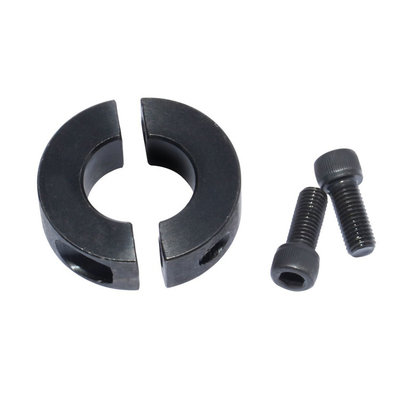 1/2 Double Split Shaft Collar Black Oxide Stop Collar