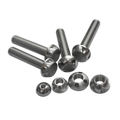Stainless carbon steel anti theft hub screw nuts security round lock nut