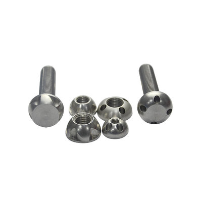 Stainless carbon steel anti theft hub screw nuts security round lock nut