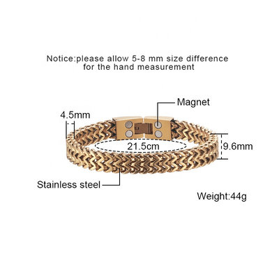 2021 Mens Stainless Steel Jewelry Cuban Bracelet Gold Plated 18k Chain Bracelet