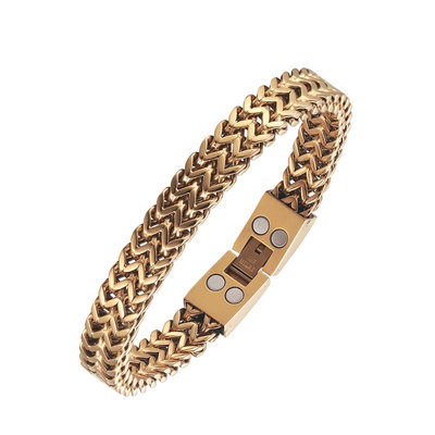 2021 Mens Stainless Steel Jewelry Cuban Bracelet Gold Plated 18k Chain Bracelet