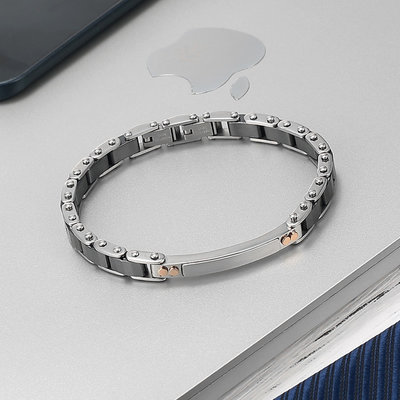 High Quality Stainless Steel Ceramic Mens Jewelry Bracelets for Best Friend men bangle