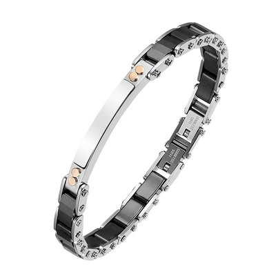 High Quality Stainless Steel Ceramic Mens Jewelry Bracelets for Best Friend men bangle