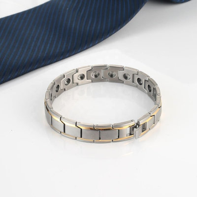 Hot Selling New Mens Women Black Titanium Magnetic Bracelet Bio Magnet bracelet