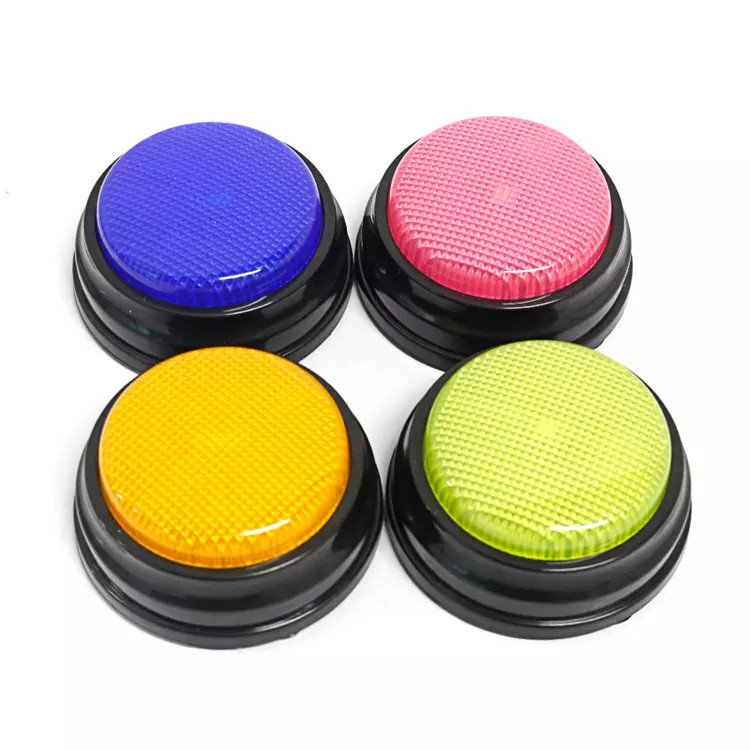 Pets communication training toy sound recordable talking button dog talk buttons custom logo dog buttons for communicati