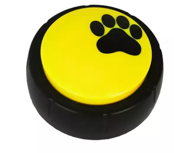 Custom Easy Button Push Dog Talking Button Recordable Programmable Yes&No Game Button Buzzer
