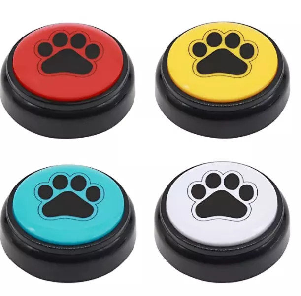 Custom Colors Recordable Dog Training Communication Sound Button Recordable Buttons For Dogs