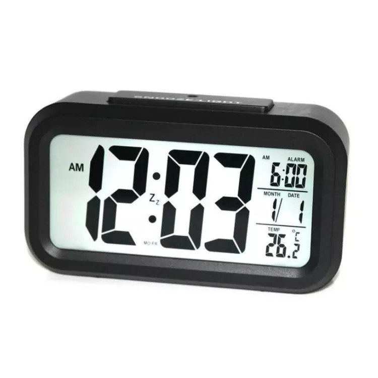 LED LCD bedroom clock that looks at night digital alarm clock Colorful