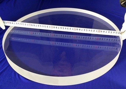 Clear fused Quartz disc plates