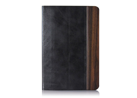 Black Ipad Mini Leather Folio Case / Genuine Leather Tablet Protective Covers for Men