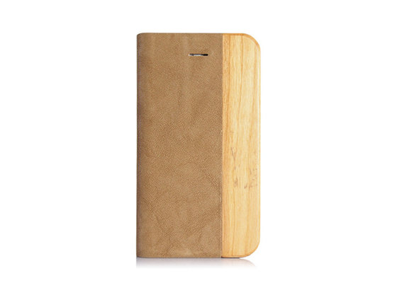Portable Genuine Leather Flip Phone Case for iPhone 4 / 4S Wallet Phone Protective Case