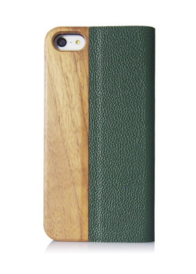 Wallet Stand Iphone 5 / 5S Leather Flip Phone Case Custom Leather Cell Phone Cases