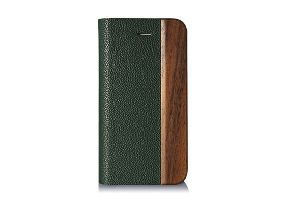 Iphone 4S PU Leather Cell Phone Case , Hand Made Leather Folio Case for Girls and Boys