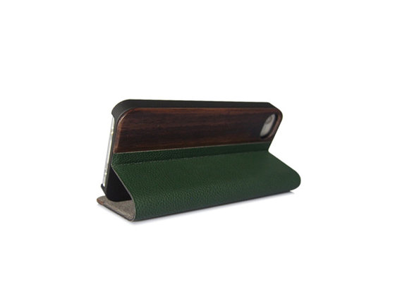 Iphone 4S PU Leather Cell Phone Case , Hand Made Leather Folio Case for Girls and Boys