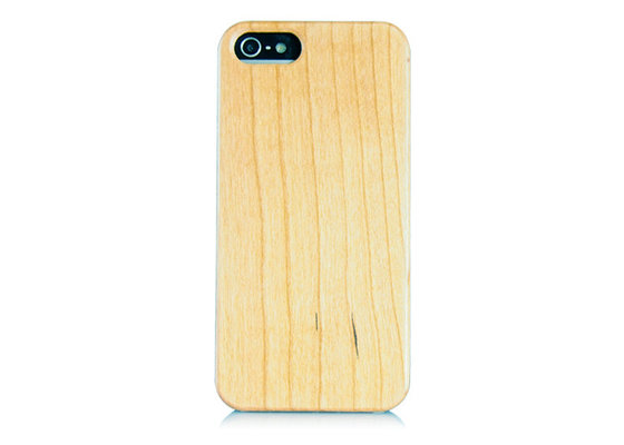 Handmade Wood Phone Covers For iPhone 5 / 5S Wooden Back Case , Personalized and Customize