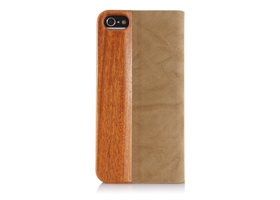 Multi Color PU Or Genuine Leahter Flip Mobile Phone Cases for Apple Iphone 5 / 5S