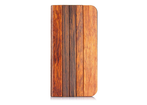 Eco Recycled Combo Wooden iPhone 5S Folio Case with Real Wood and PC Shell