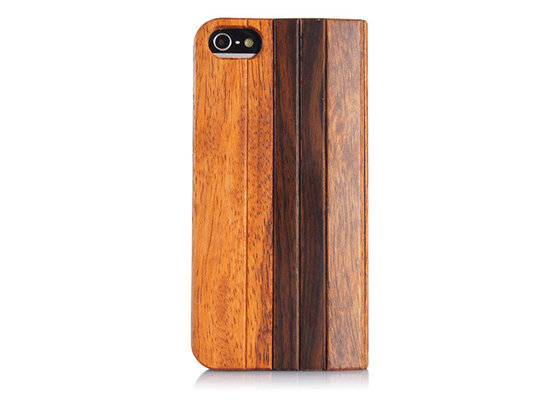 Eco Recycled Combo Wooden iPhone 5S Folio Case with Real Wood and PC Shell