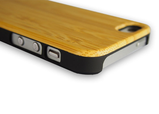 Eco-friendly Handmade Bamboo iPhone 5 Wooden Back Case for Smart Phone