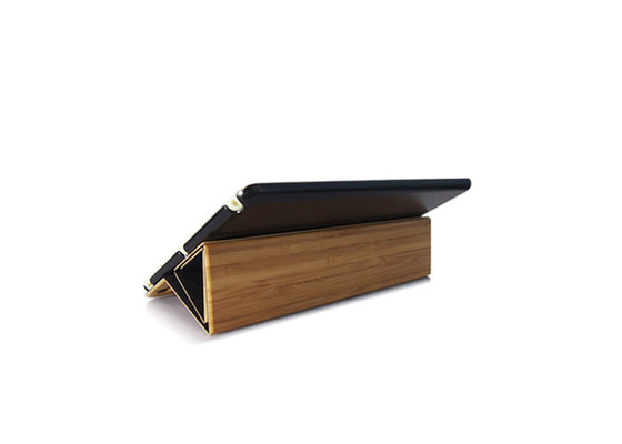 Personalized  Bamboo Ipad Air Wooden Case With Multi-Angel Stand Waterproof and Shockproof