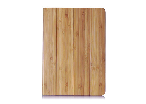 Personalized  Bamboo Ipad Air Wooden Case With Multi-Angel Stand Waterproof and Shockproof
