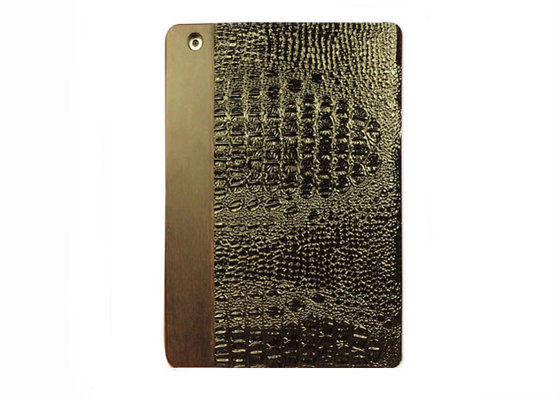 Waterproof Luxury Apple iPad 2 3 4 Folding Folio Case with Crocodile Leather