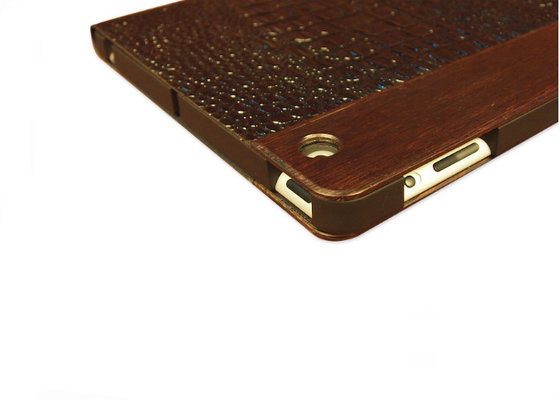Waterproof Luxury Apple iPad 2 3 4 Folding Folio Case with Crocodile Leather