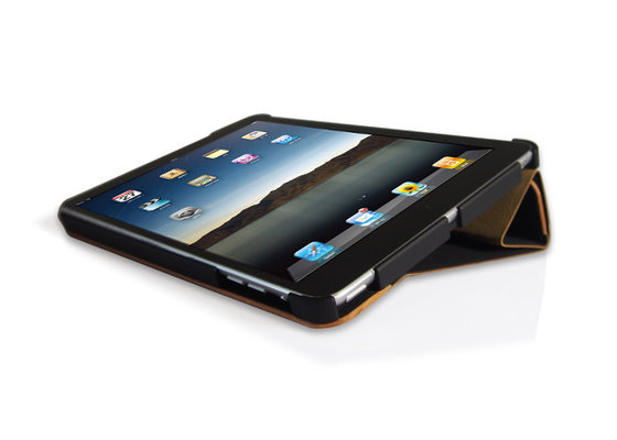 Magnetic Tablet iPad Protective Shell Ipad Mini Leather Folio Case With Customized Logo