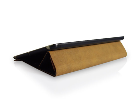 Tablet Leather Cover Ipad Air Wooden Case With Stand , Custom Universal Tablet Cases