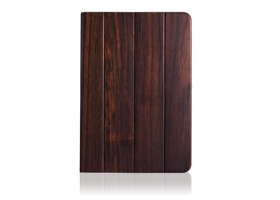 Tablet Protection Ipad Mini Wooden Case , Smart Ipad Folio Cover For Ipad Mini 1 / 2