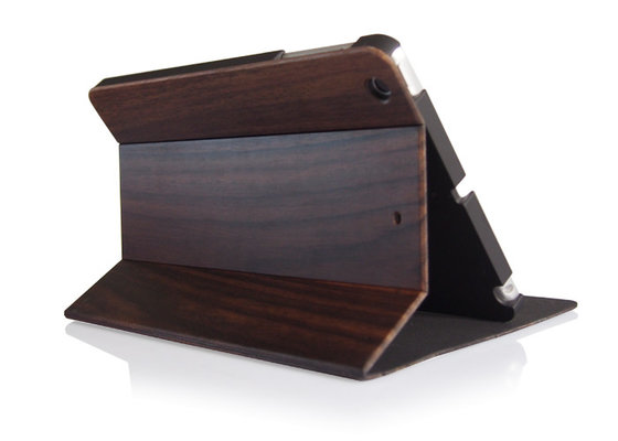 Vintage Ipad Mini Wooden Case Ipad Mini 1 2 Protection Cover With Stand