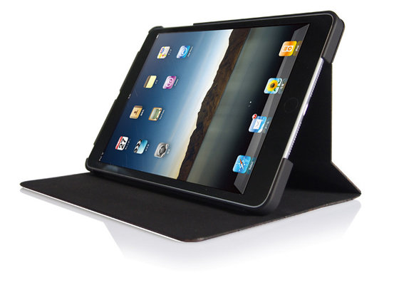 Folding Apple Ipad Mini 1 2 Book Style Bamboo Filp Case Ipad Hard Shell