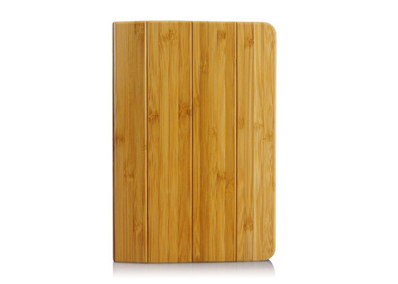 Folding Apple Ipad Mini 1 2 Book Style Bamboo Filp Case Ipad Hard Shell