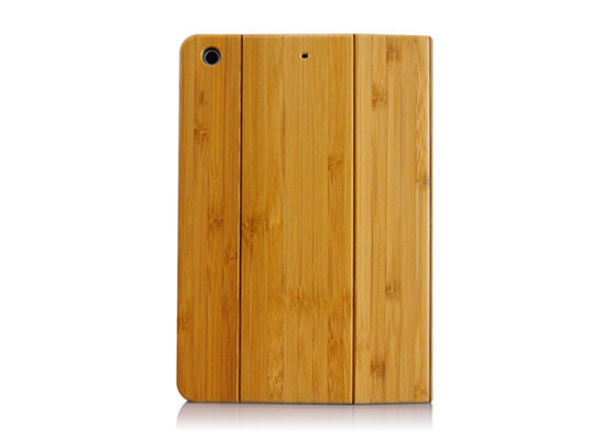 Folding Apple Ipad Mini 1 2 Book Style Bamboo Filp Case Ipad Hard Shell