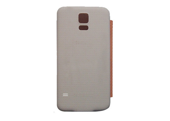 Personalized Wood And Leather Cell Phone Samsung Galaxy S5 Wallet Case Waterproof
