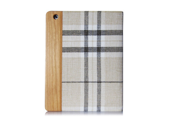 Stand Lattice iPad 4 Leather Folio Case For iPad 2 / 3 / 4 Tablet Protection Case