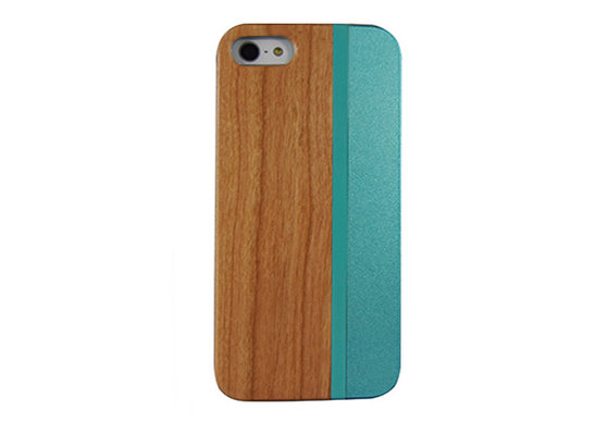 Gennuine Wood and Aluminum iPhone 5S and iPhone 5 Wooden Back Cover Shockproof
