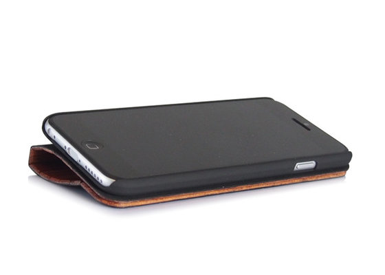 Wallet Mobile Phone Protective Cases / Wooden Cell Phone Case for Iphone 6 Protection