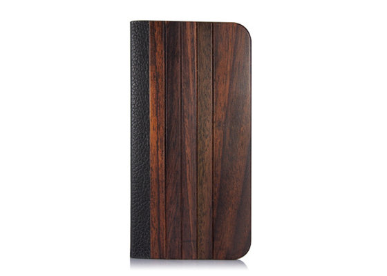 Real Wood Wallet Smart Phone Flip Case for iPhone 6 / Customize Phone Cases