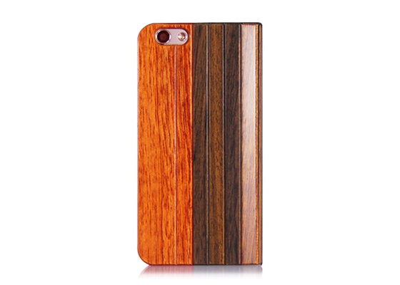 Recycled Eco-Friendly Wooden iPhone 6 Cases for Tablet Phones , Red or Customized