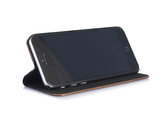 African Dois De Wood & Blue Faux Leather , Stylish Fabric Iphone 6 Phone Cases For Iphone6