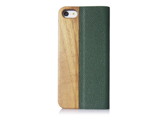 Waterproof and Anti-scratch PU Leather Cell Phone Folio Case For iPhone 5 / 5s