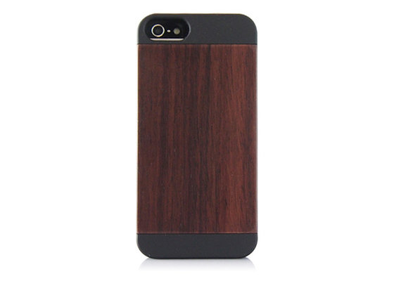 Customize Wooden Apple Iphone Protective Cases iPhone 5 / 5s Phone Covers