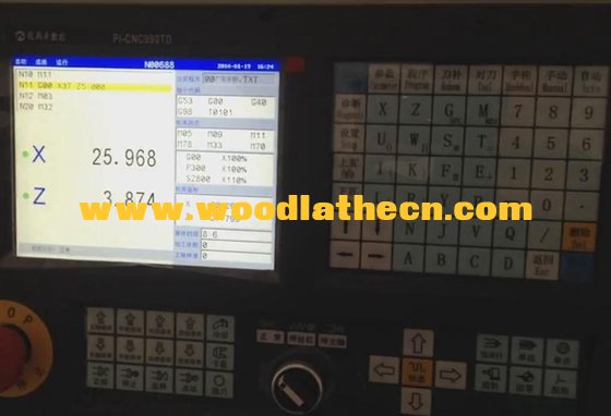 CNC Wooden knob wood lathe machine full automatic wood lathe