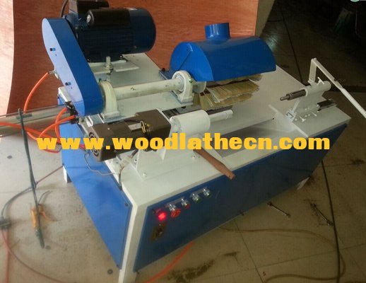 CJ-410 Semi automatic wooden handle sanding & polishing machine