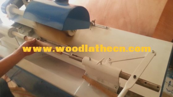 CJ-410 Semi automatic wooden handle sanding & polishing machine
