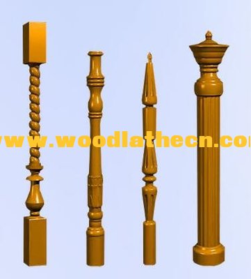KC1530-S Baseball bat Cnc Wood Turning Lathe