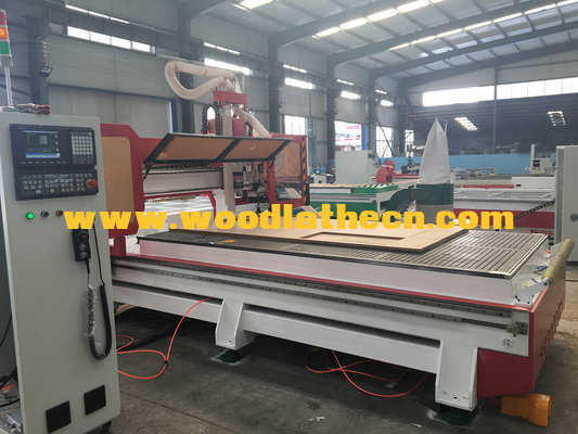 CNC Router with carousel tool changer and drill block HSD spindle syntec controller