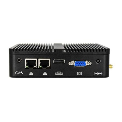 MC-18 Mini Desktop Computer Kiosk PC Celeron J1900 J4125 NUC Fanless Design